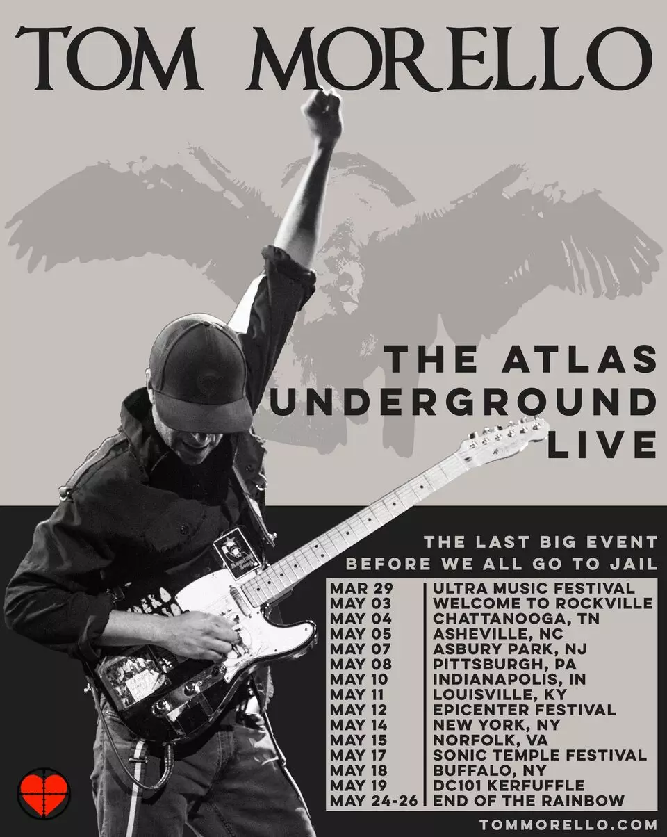 Tom Morello Plots 2019 „Atlas Underground” turné 11369_2