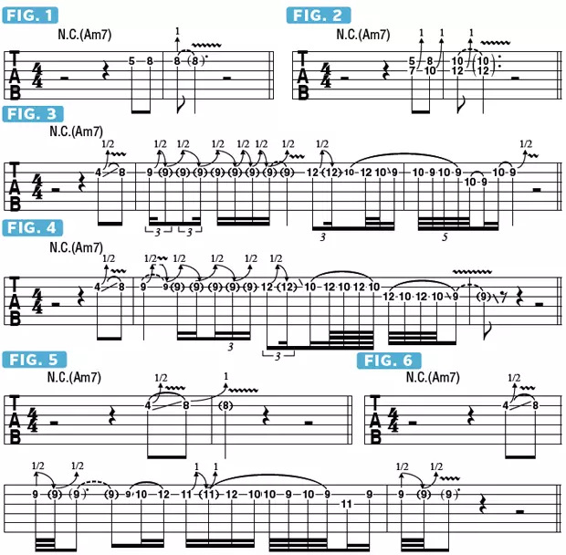 Full Shred con Marty Friedman: Usando String-Bending e Vibrato para personalizar unha melodía 11426_1