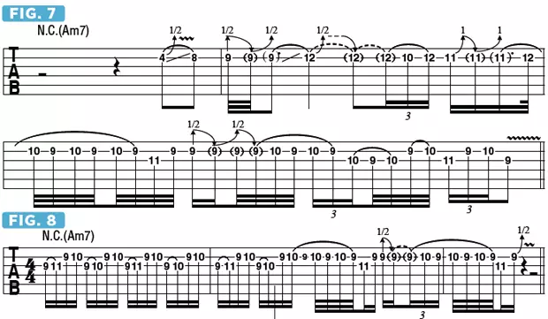 Full Shred mit Marty Friedman: Verwendung von String-Bending und Vibrato zur Personalisierung einer Melodie 11426_2