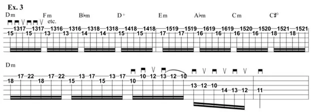 Csökkentett arpeggio: kis arpeggio alakzatok és inverziók használata 12910_4