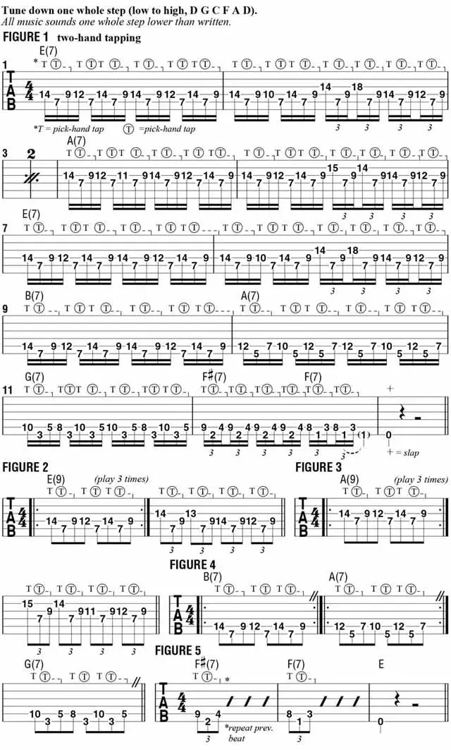 การแสดง Arpeggios ของไหลโดยใช้การแตะด้วยสองมือ 14995_2