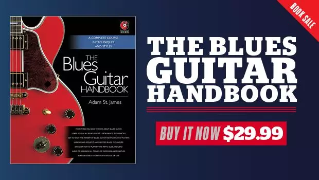 Backbeatov 'Blues Guitar Handbook' podučava povijest bluesa i više tehnika