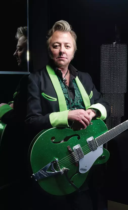 Annwyl Arwr Gitâr: Brian Setzer o Gathod Crwydr yn Siarad Gitârs Gretsch, Joe Strummer, Vintage Cars, Jazz Lessons a Mwy 19186_1