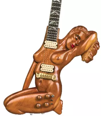 มันอาจจะแปลก: Sex-String Solidbody — The Rock 'n' Wood Marilyn Guitar 21353_1