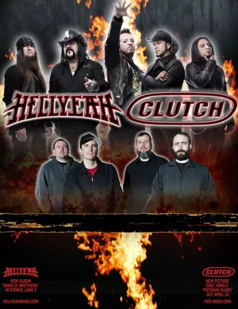 Hellyeah, Clutch kondigen co-headliner Noord-Amerikaanse tour aan 26989_1