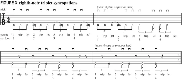 Gita 101 - Titunto si Rhythm & Amuṣiṣẹpọ, Apá 3: Triplets ati Hemiola 27609_4