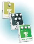 BBE: Crusher-, Green Screamer- und Frequency Boost-Pedale