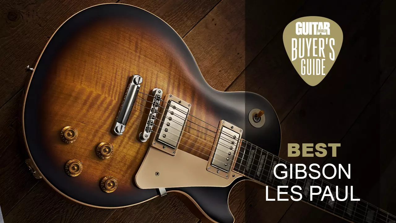 Gibson Les Paul na drvenom podu