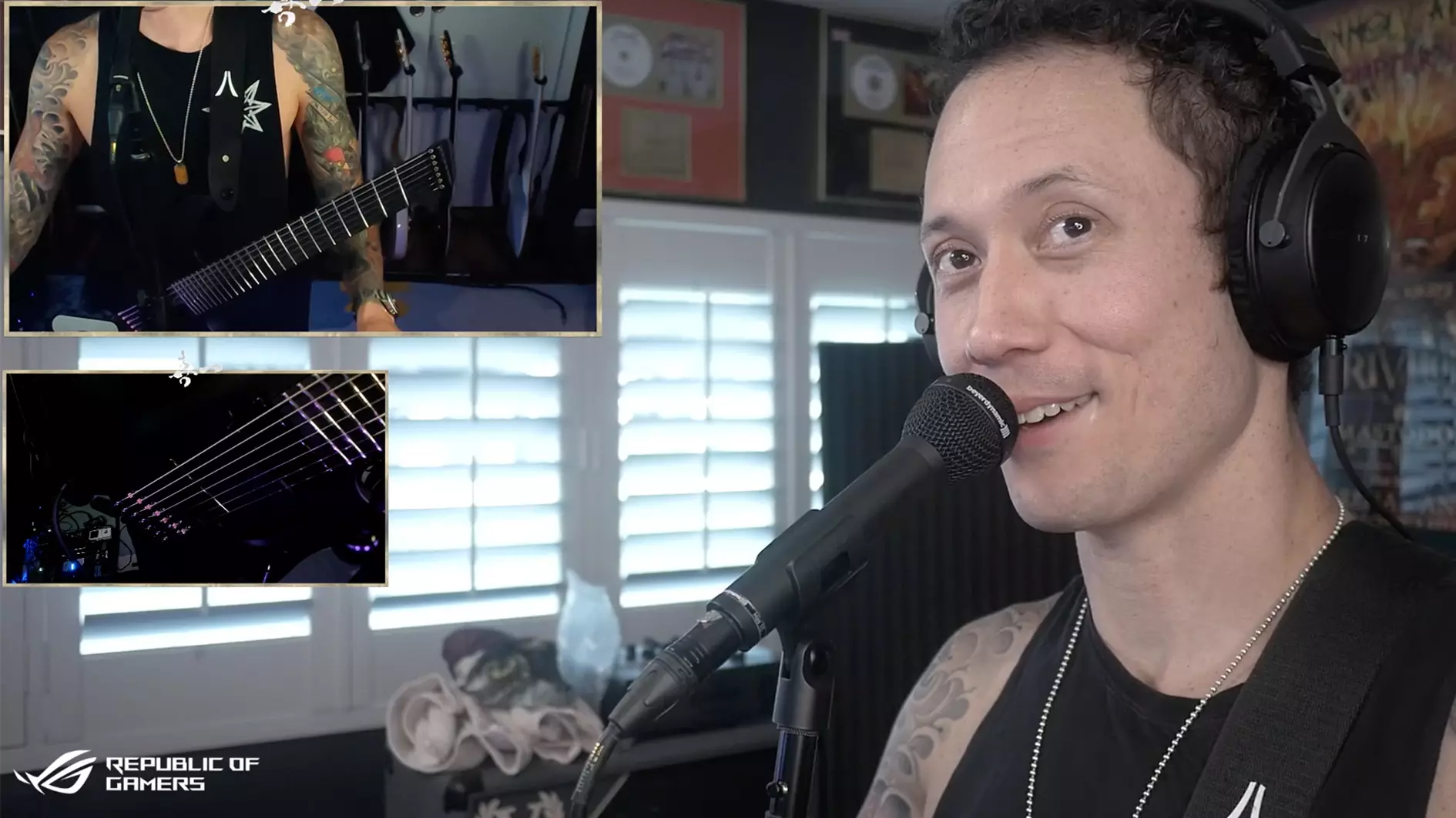 Matt Heafy mengalir di Twitch