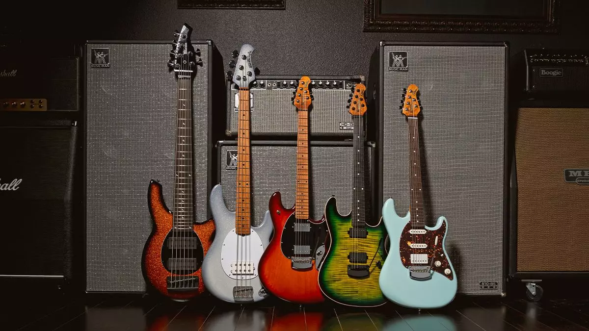 Ernie Ball Music Man refresca sus acabados de guitarra eléctrica y bajo para 2021