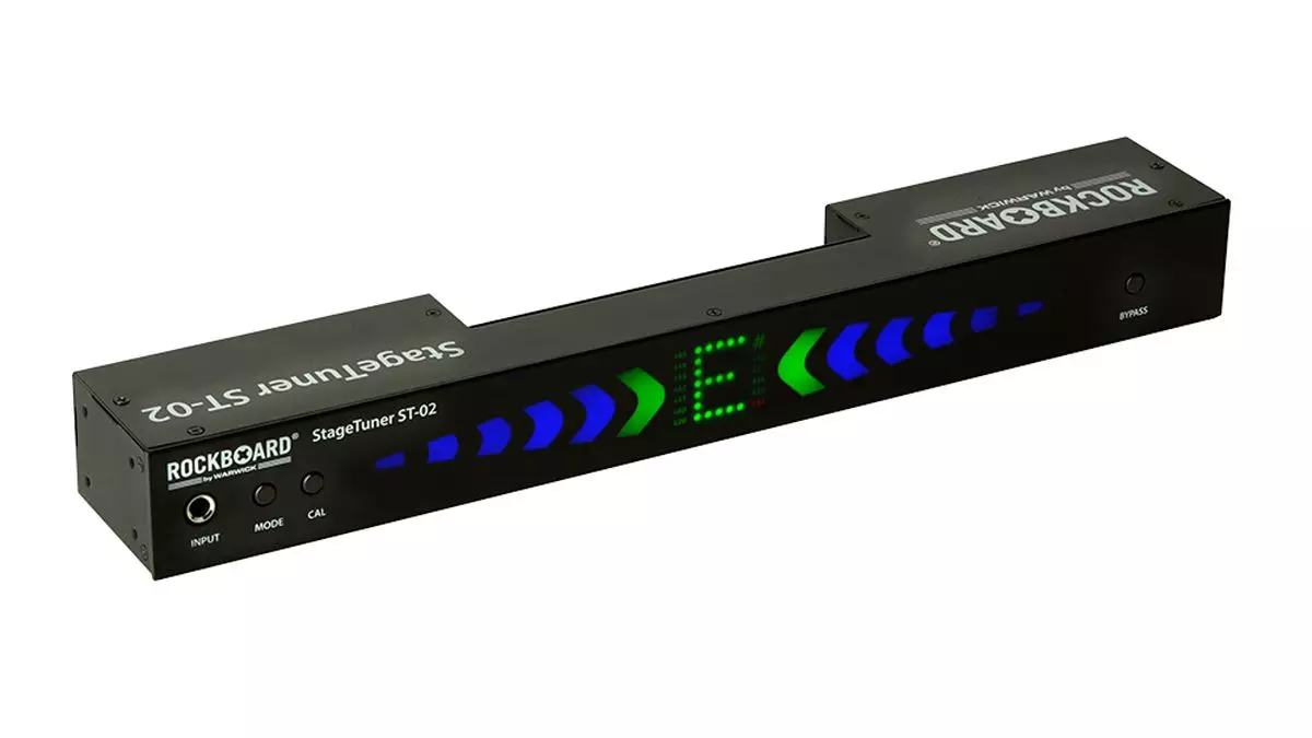 RockBoard dia namoaka StageTuner ST-02 chromatic rack guitar tuner