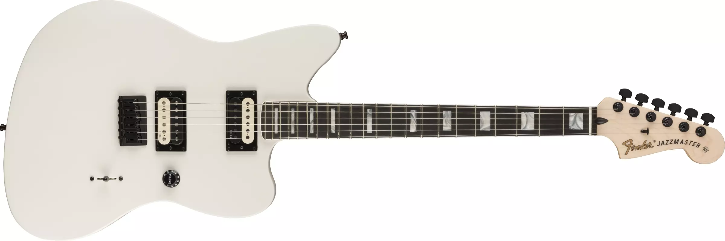 Fender inosunungura ane hutsinye minimalist Jim Root Jazzmaster V4 8242_1