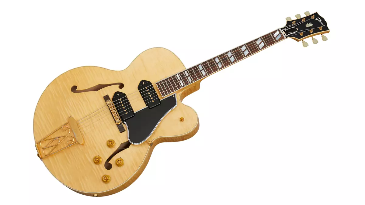 O le lomiga faatapulaa a Gibson Chuck Berry 1955 ES-350T ua folafola mai e avea o se ata 