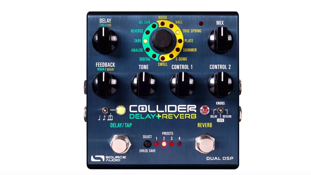 Source Audio ၏ Collider သည် နှောင့်နှေးမှုများစွာကို ထုပ်ပိုးပြီး အရံအတားတစ်ခုထဲသို့ ပြန်ပြောင်းပေးပါသည်။ 9849_1